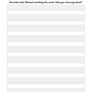 Stress Processing Journal, Printable Mental Wellness Tracker, Self-care ...