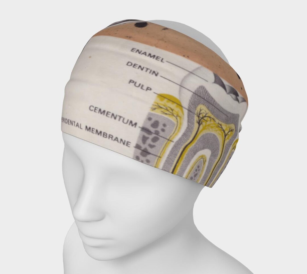Collage Art Knit Headband: Versatile Women's Hair Accessory - Etsy