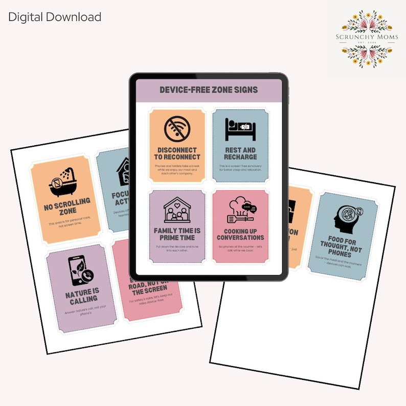 Screen Time Checklist for Kids and Teens - Customize & Print - Digital ...