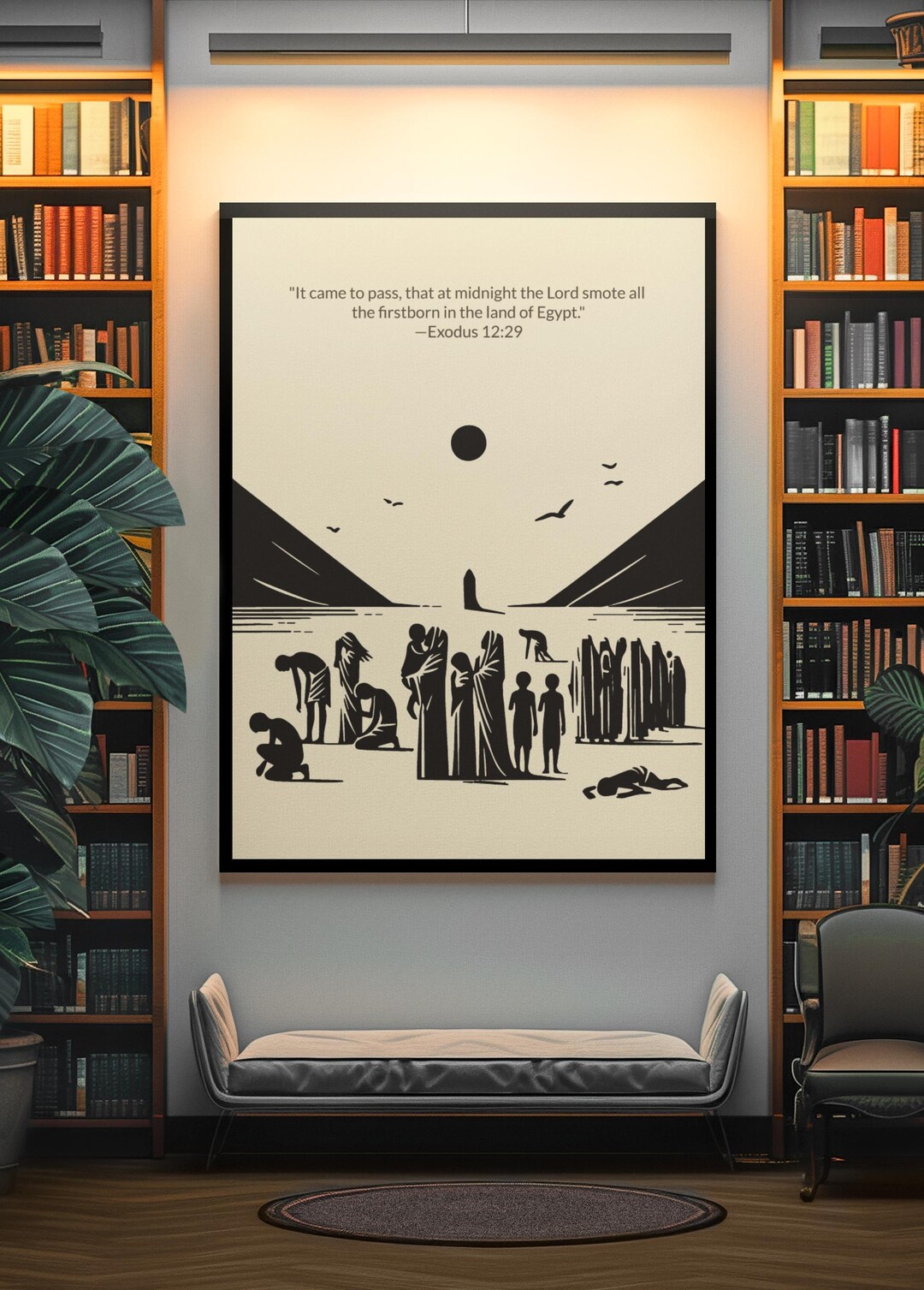 The Plagues of Egypt – Bible-themed Christian Line Art, Minimalist ...