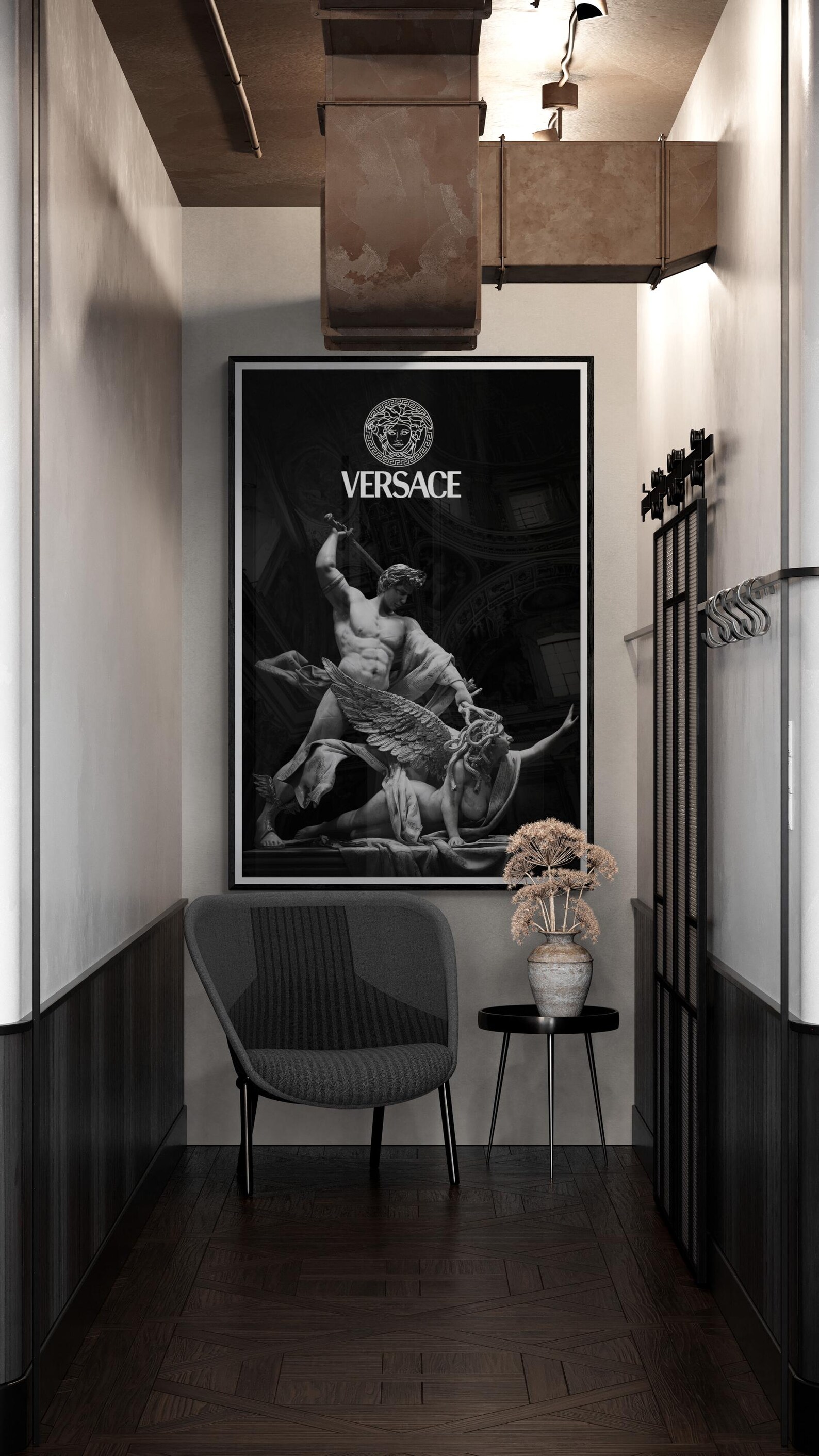 Versace Statue Wall Art – Greek Mythology Meets Fashion | Luxury ...