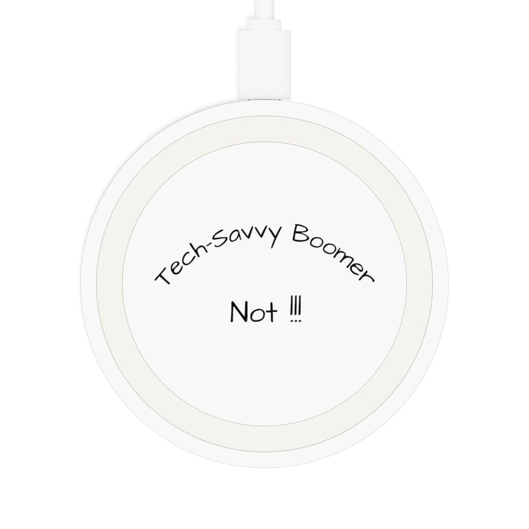 Funny Tech-savvy Boomer Wireless Charging Pad, Unique Gadget Gift ...