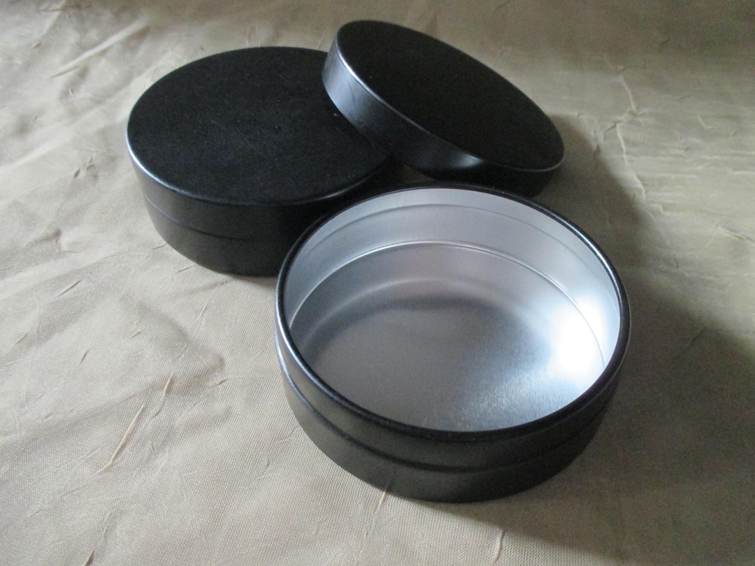 Tin Container - Round Craft Tin, Gift Tin, Stash Container, Tin Box - Etsy