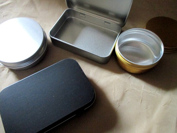 Set of Tins 4 Tins in Various Sizes - Etsy