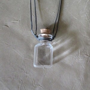 Tiny Jar Necklace With Cork - Etsy