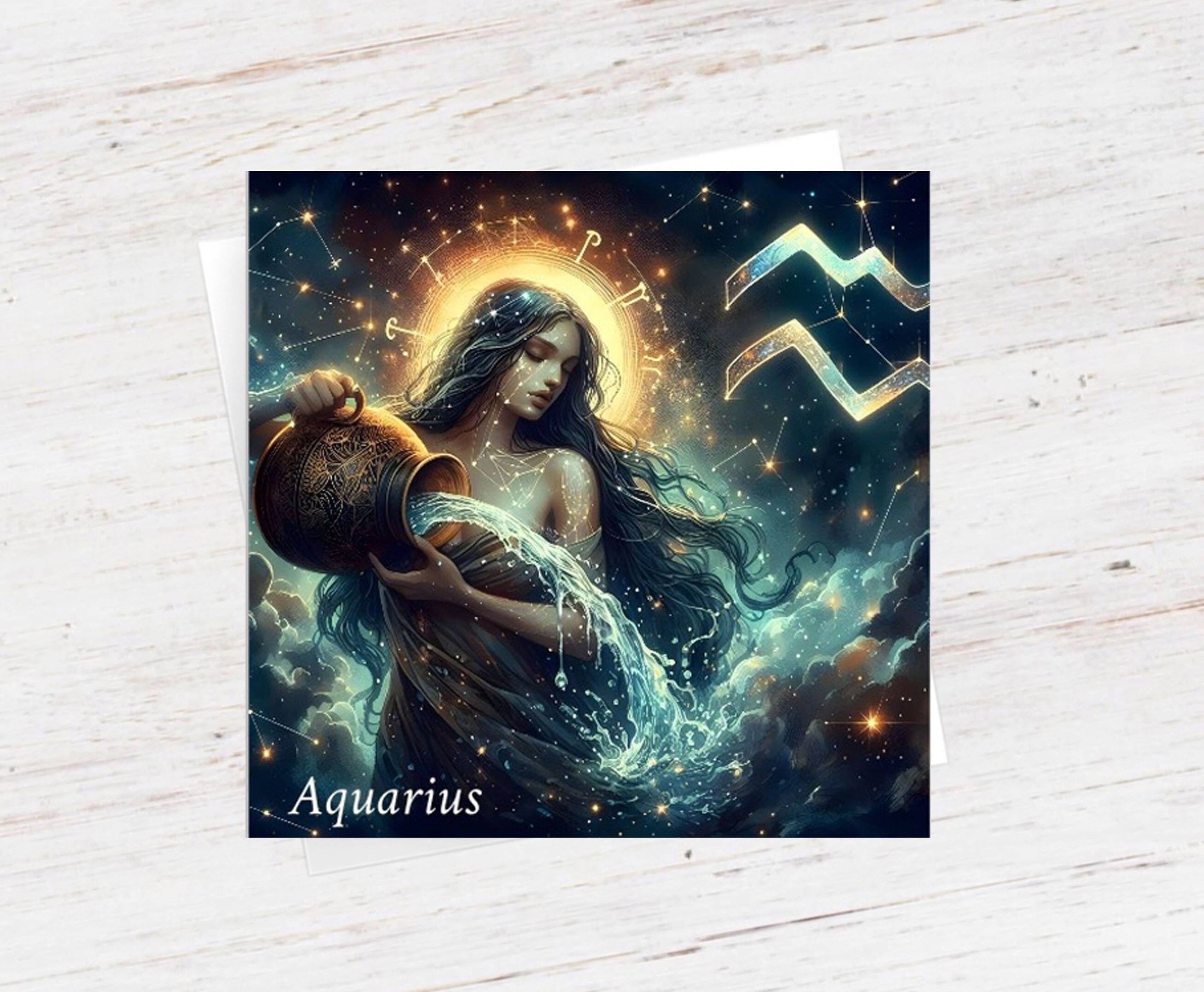 Zodiac Card Set - All Signs, Astrology Greeting Cards, Bulk Pack of ...