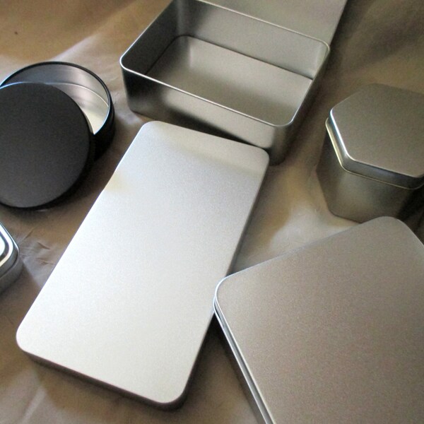 Large Tin Box - Etsy