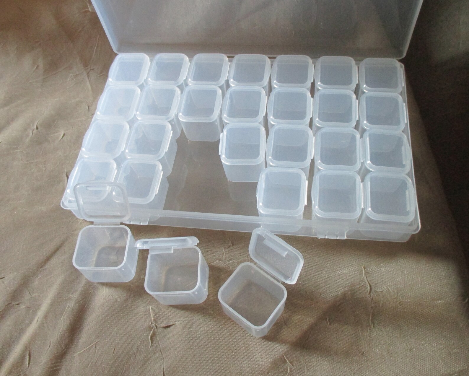 Plastic Containers, Organizers, Bead Storage Cases - Multiple Sizes and ...