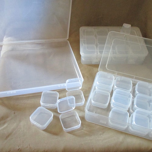 Plastic Containers Organizers Bead Storage Cases Multiple - Etsy