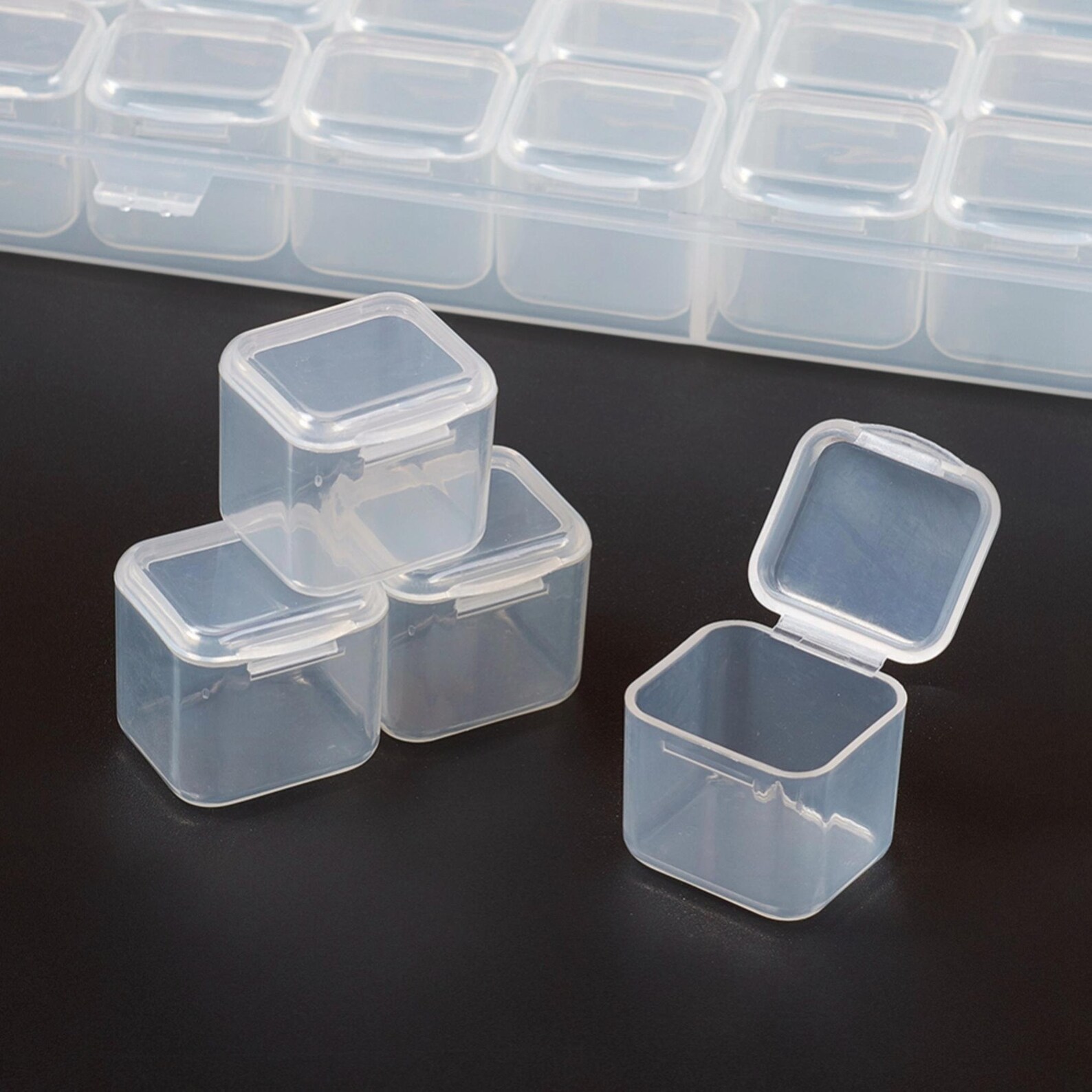 Plastic Containers, Organizers, Bead Storage Cases - Multiple Sizes and ...