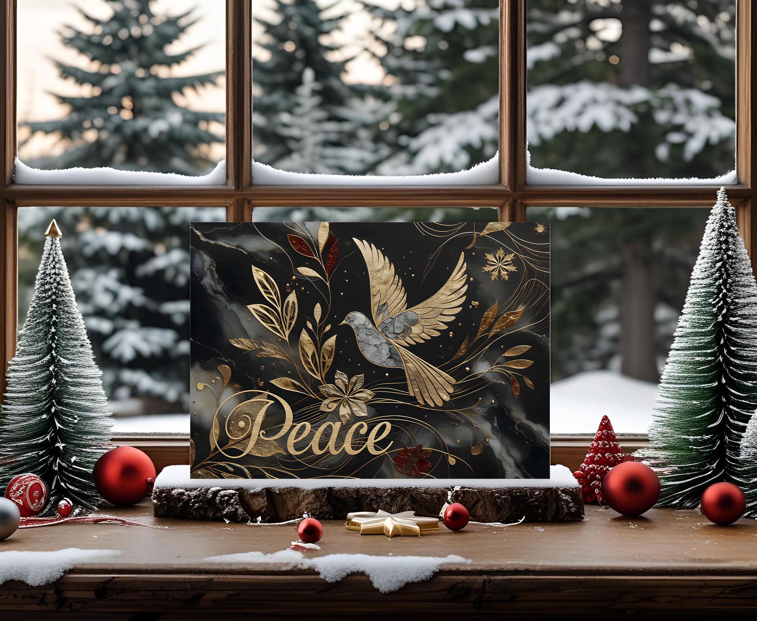Dove of Peace - Christmas Card - Single or Bulk Pack of Christmas ...