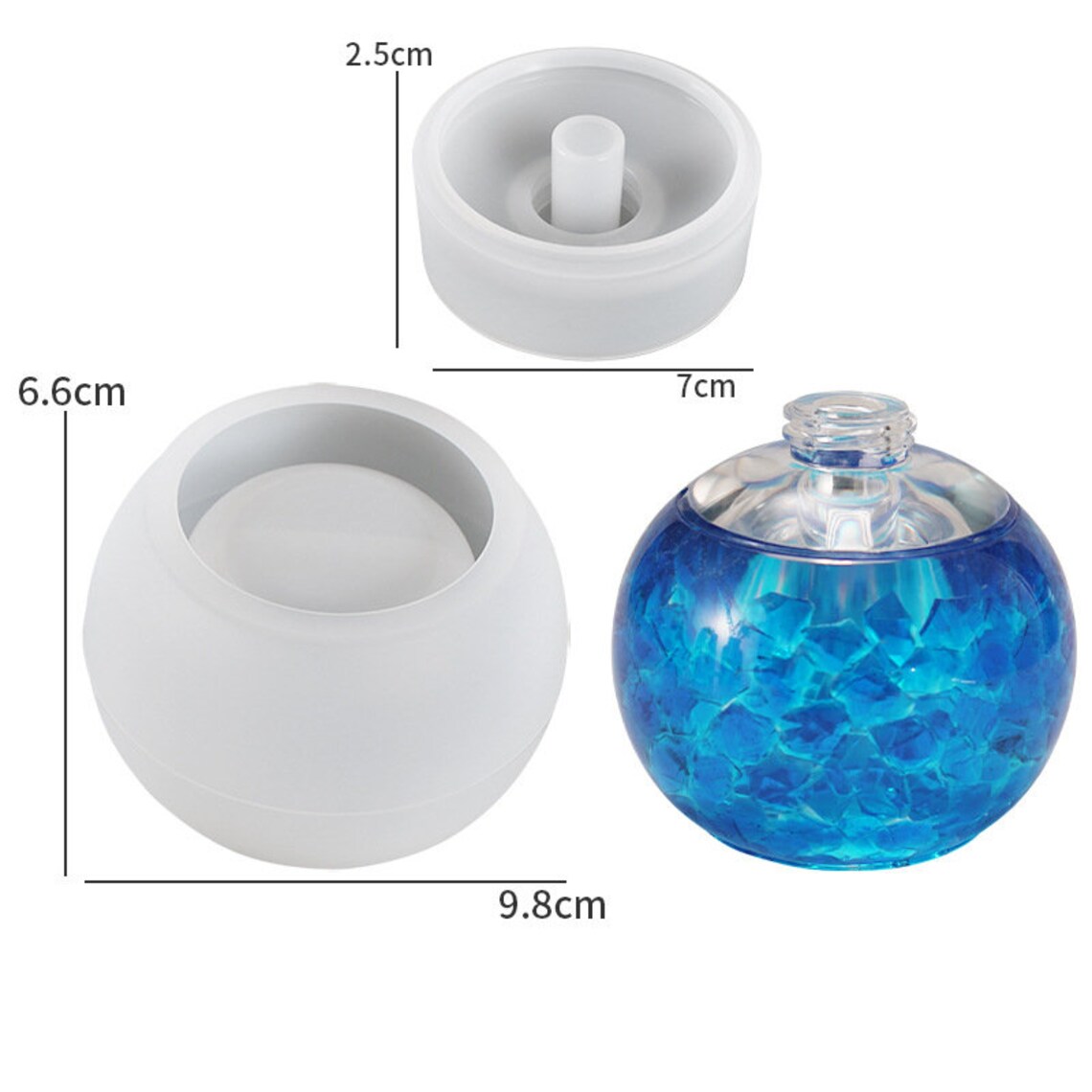 Mold Large Bubble Bottle Casting Mold for Epoxy Clay - Etsy