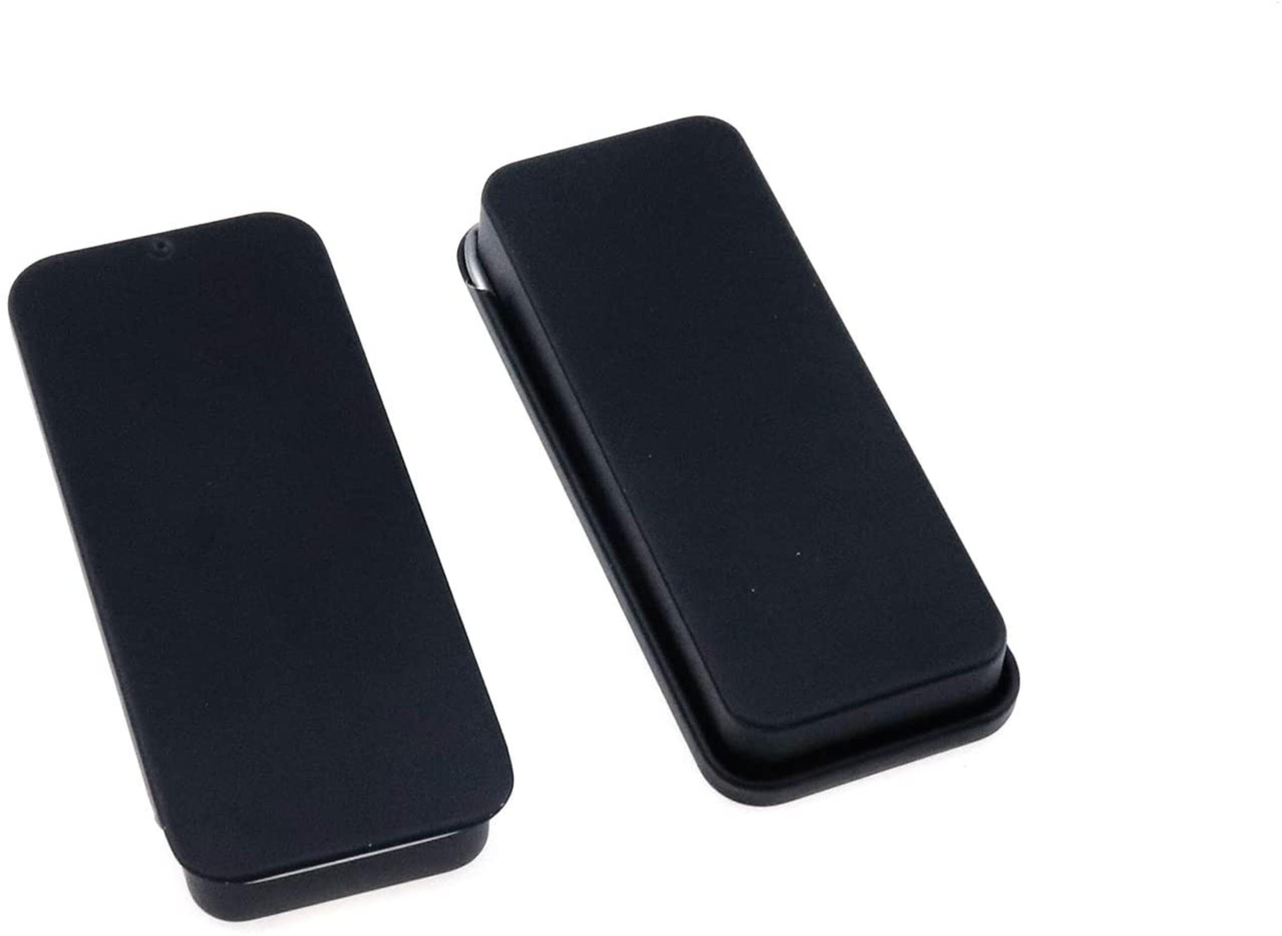 Black Slider Tins Slide Lid Tin Containers multiple sizes | Etsy