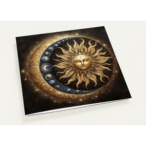 Sun and Moon - Greeting Cards - Etsy