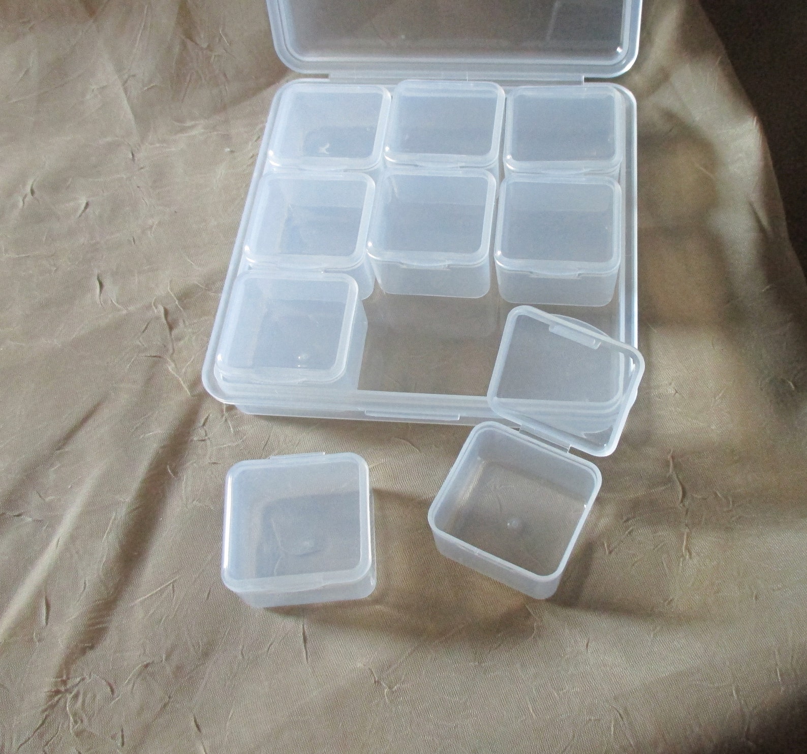 Bead Organizers, Plastic Storage Cases, Square Cases- Multiple Sizes - Etsy