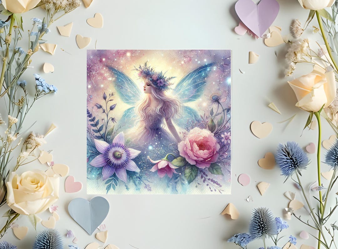 Fairy Greeting Cards, Large and Small Notecards, Birthday, Invitations ...