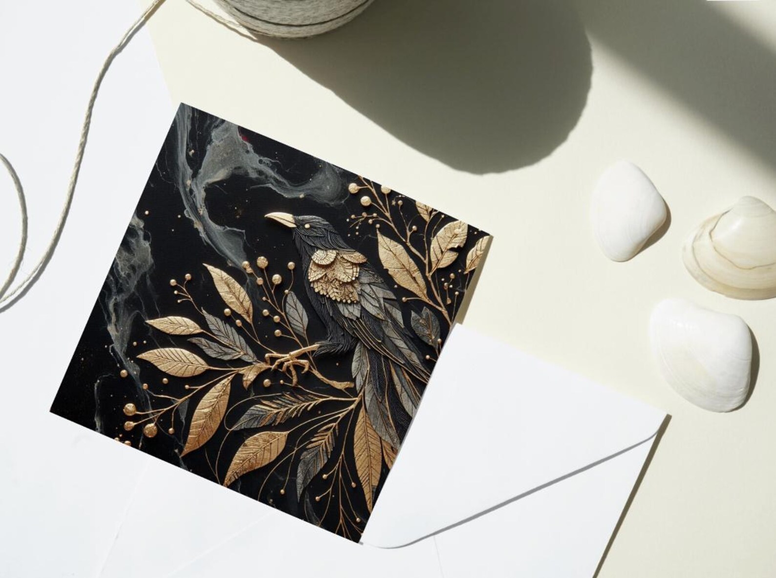 Raven - Large Cards, Notecards, Birthday, Invites - Etsy