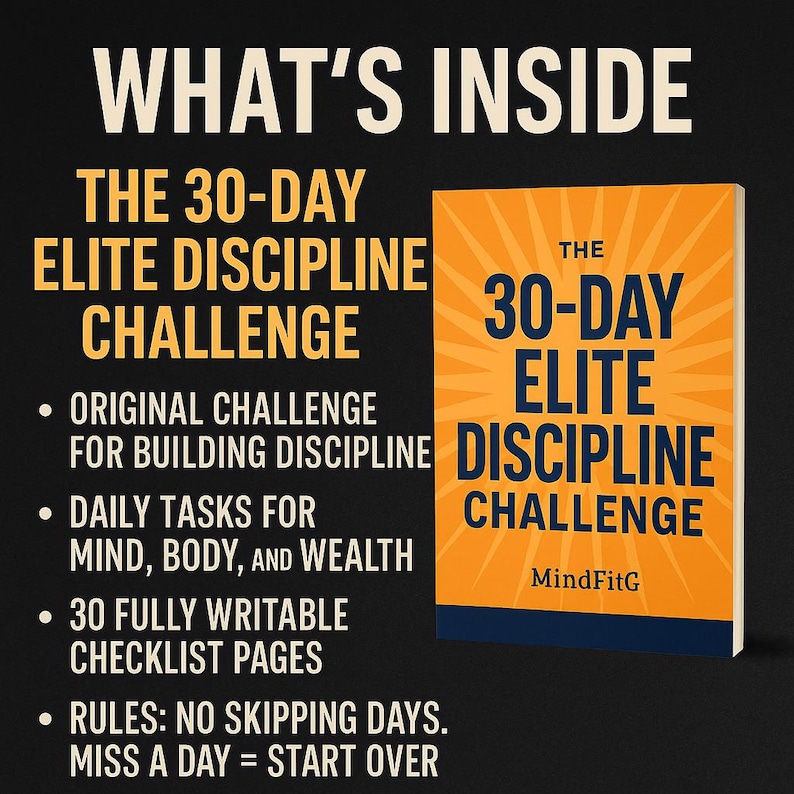 Build Discipline When You Don’t Feel Like It - Etsy