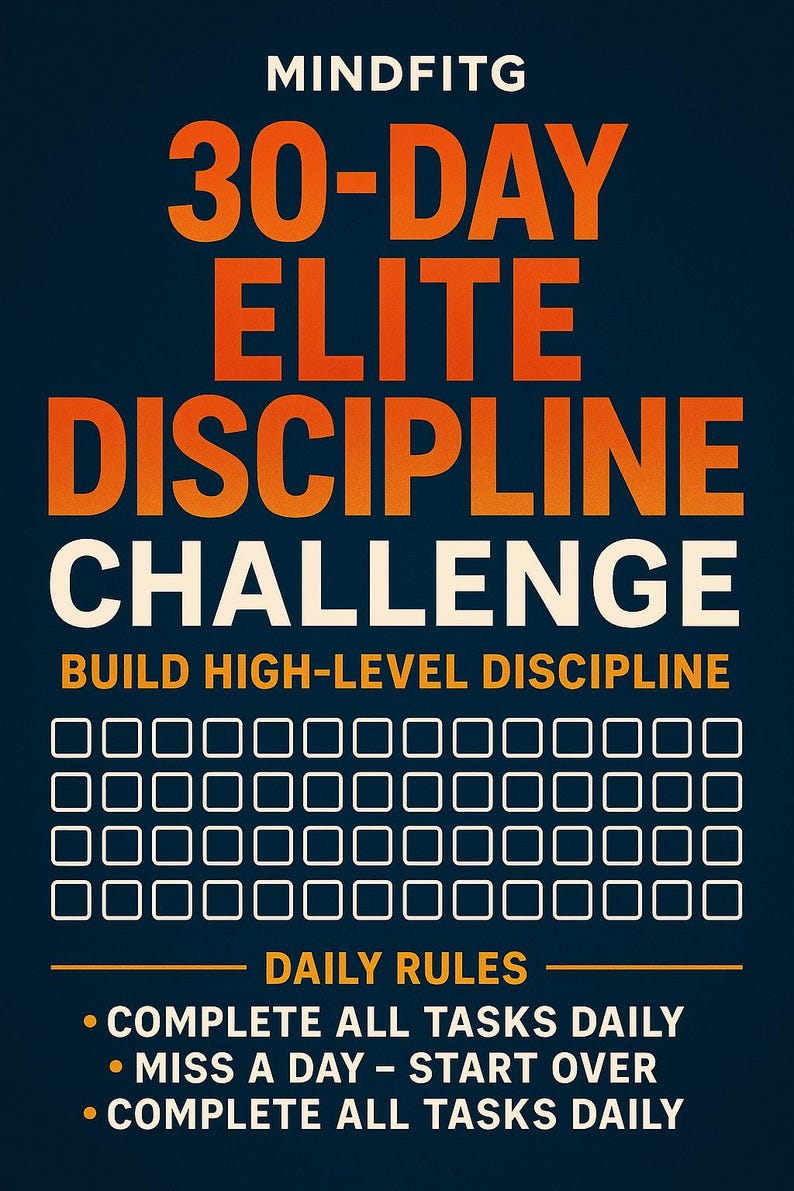 Build Discipline When You Don’t Feel Like It - Etsy