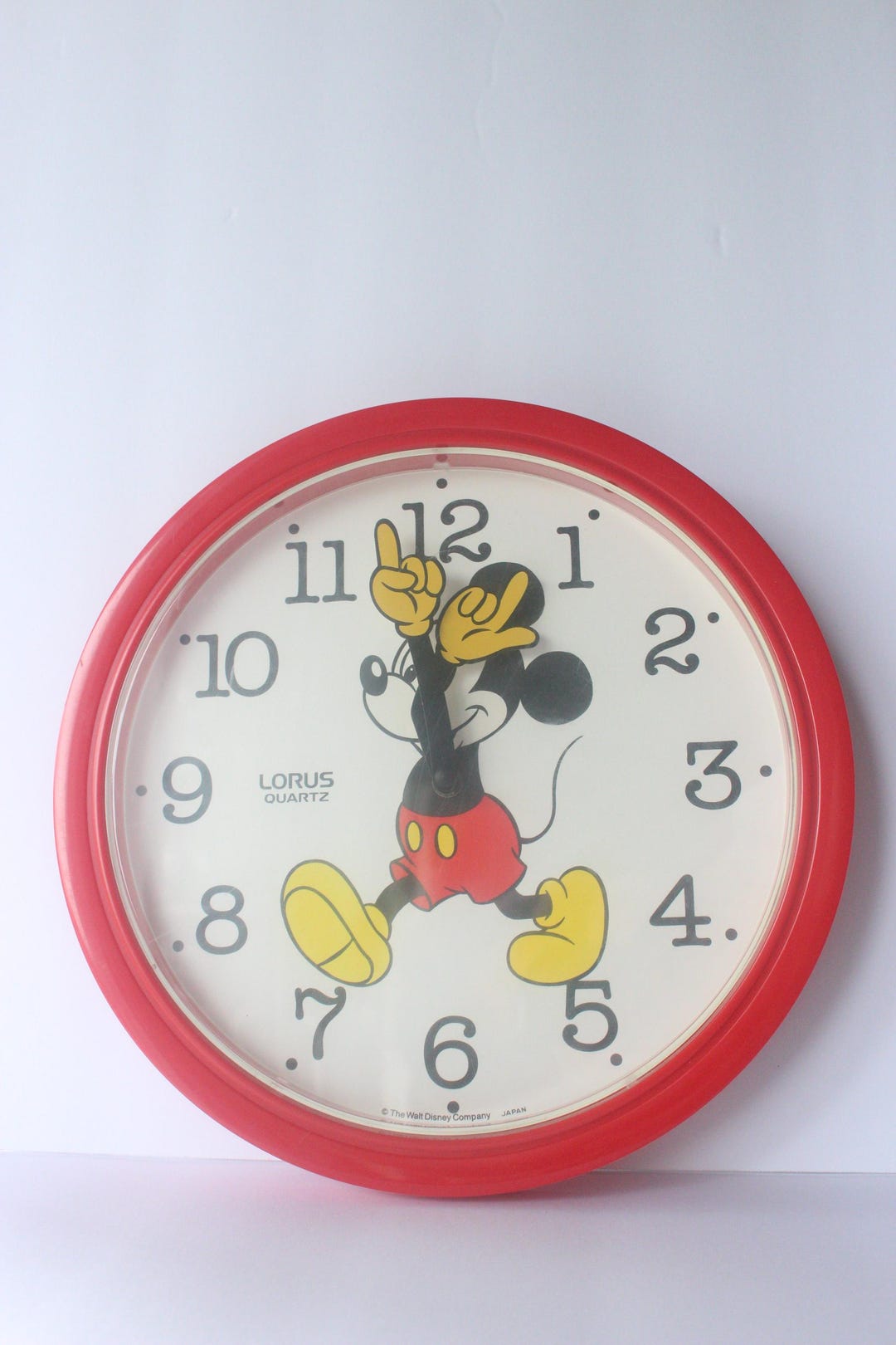 Vintage Mickey Mouse Clock Retro Walt Disney Home Decor Analog Wall ...
