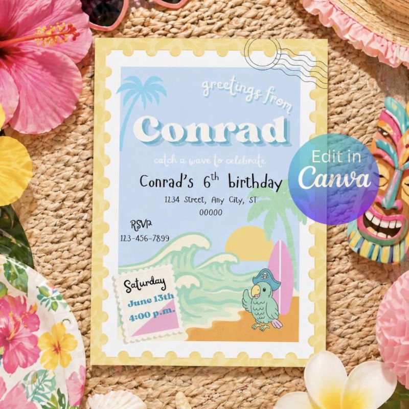 Surfing Postcards Hawaii - Etsy