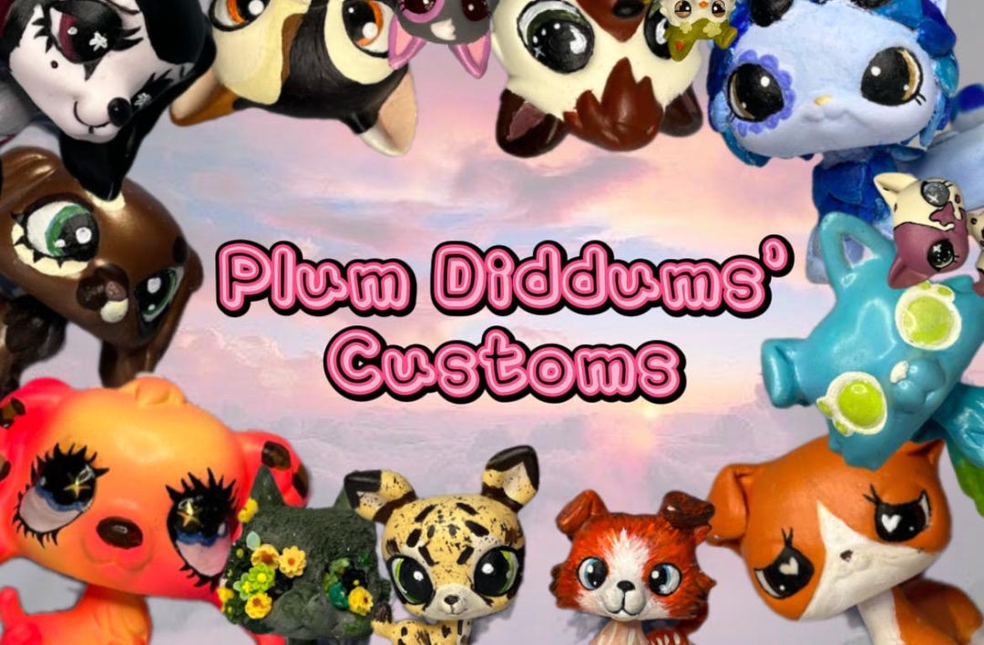 Custom Littlest Pet Shop – Hand-painted Lps-inspired Collectibles ...