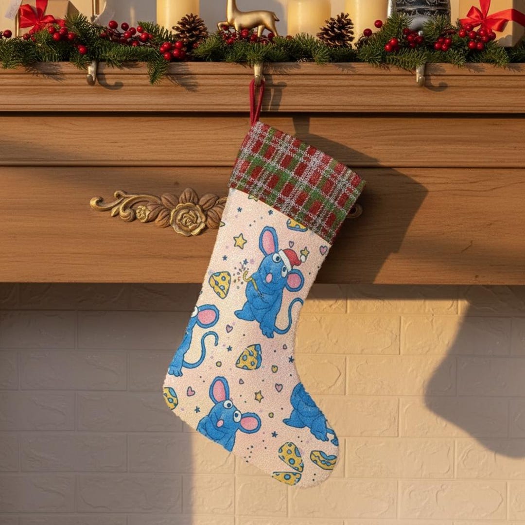 Tutter Mouse Sequin Christmas Stocking, Bear in the Big Blue House ...