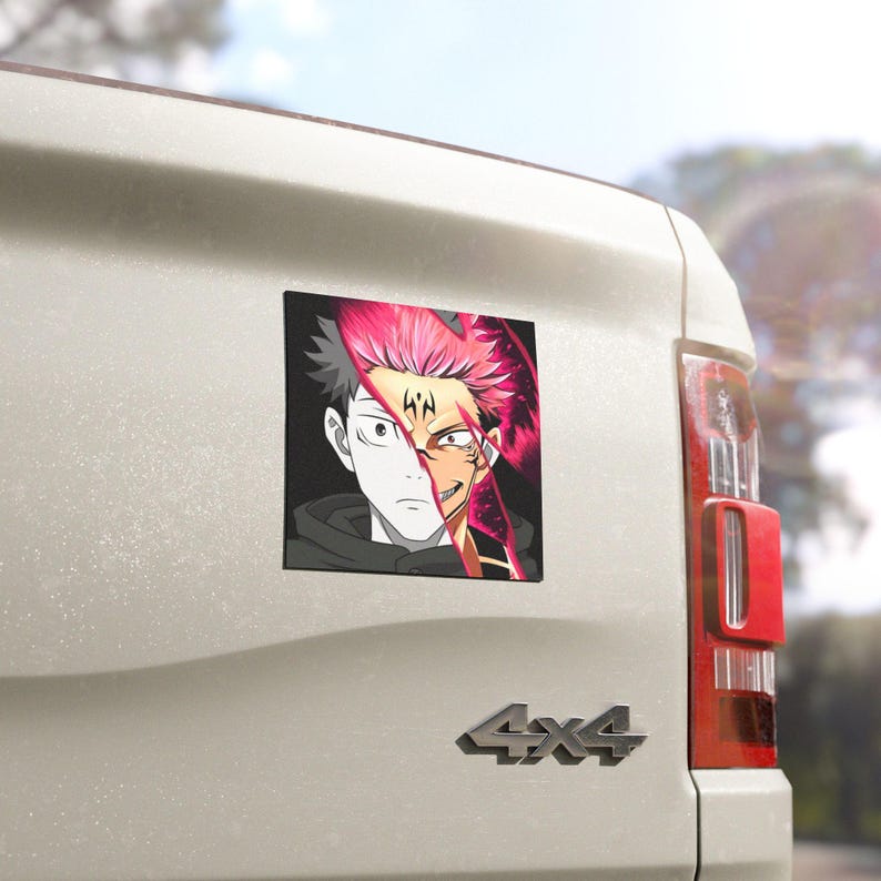 Gojo Satoru Anime Car Magnet: Jujutsu Kaisen JDM Glow Decal - Etsy