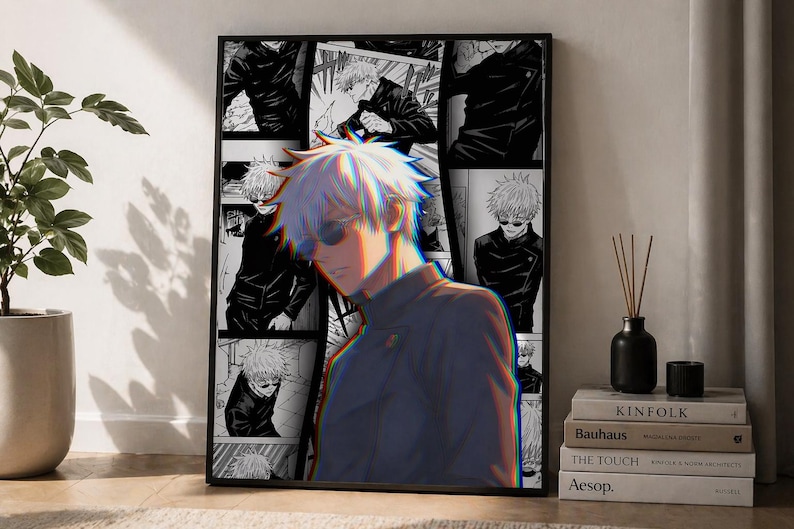 Jujutsu Kaisen Gojo Poster | Anime Manga Wall Art (digital Download) - Etsy