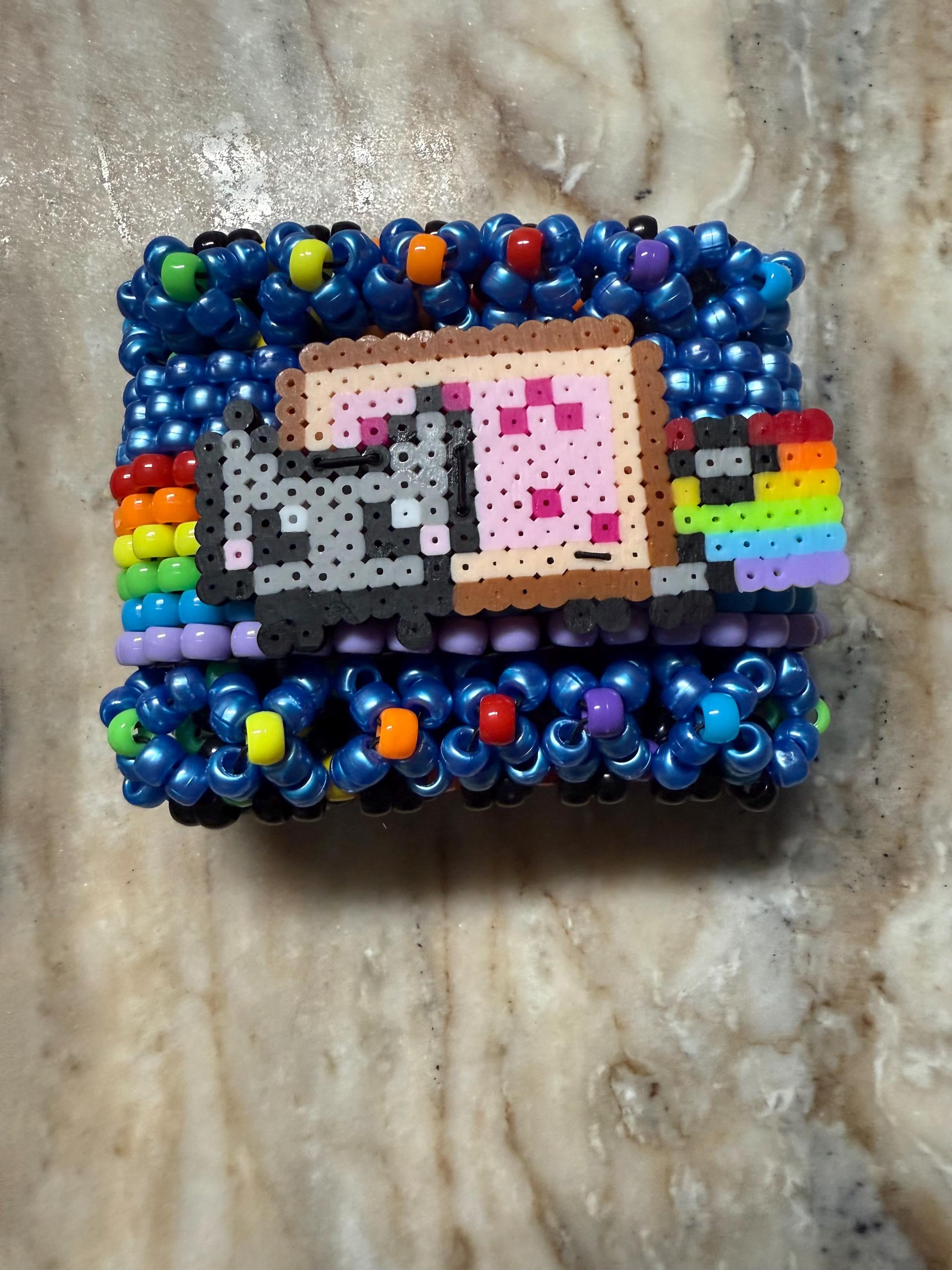 Nyan Cat Kandi Rotator Cuff - Etsy