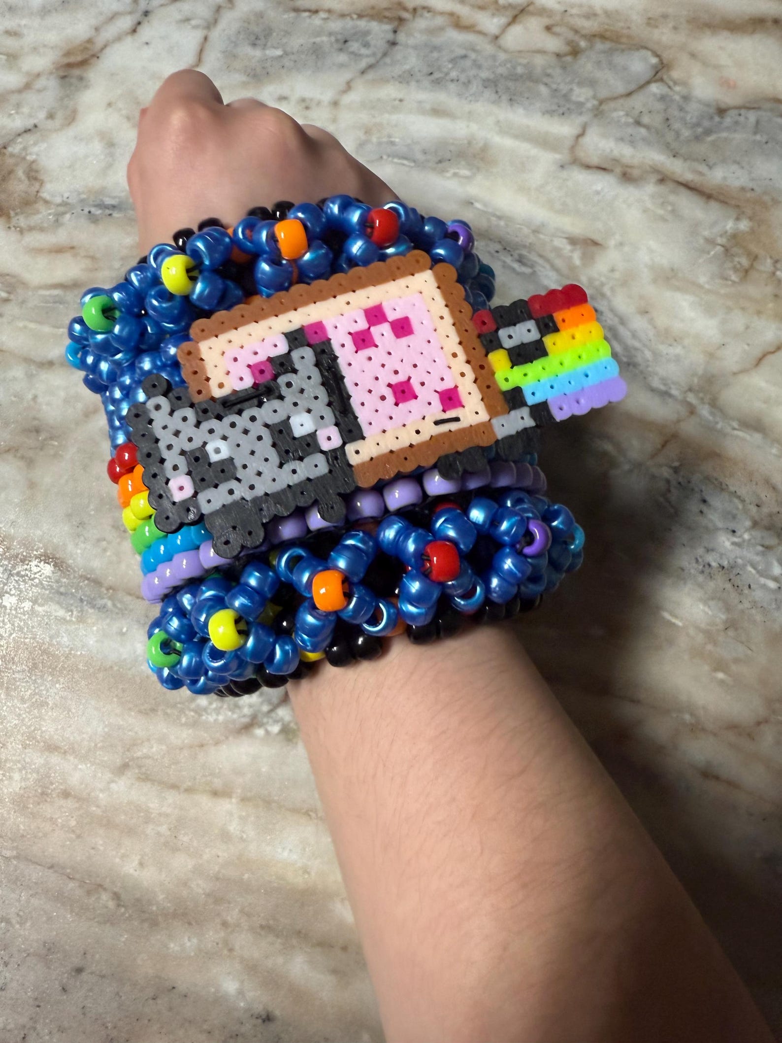 Nyan Cat Kandi Rotator Cuff - Etsy