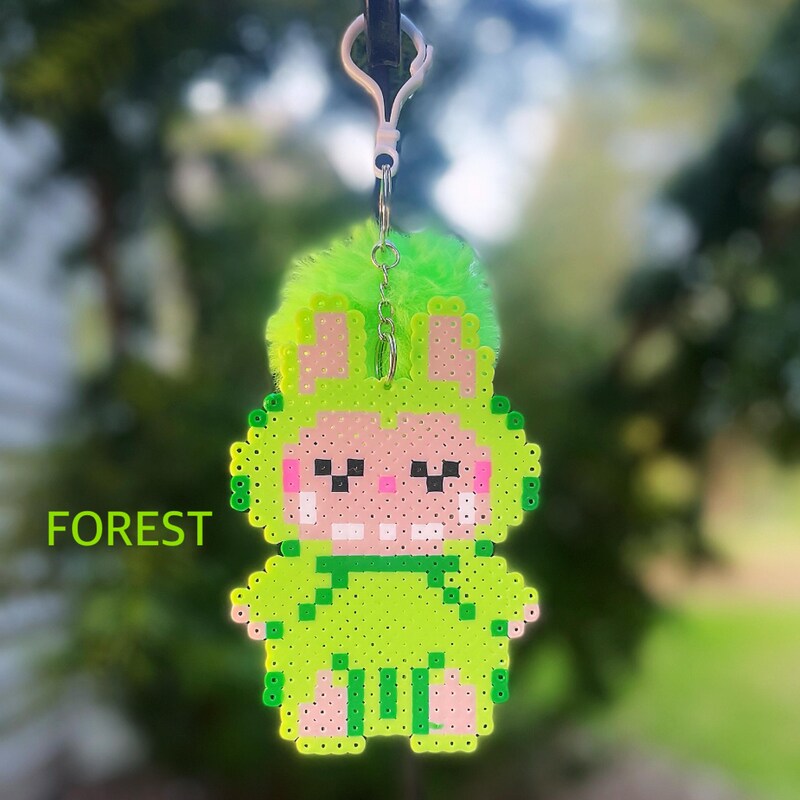 Perler Bead Keychain - Etsy