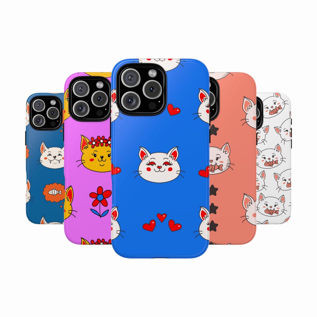 Kitten Phone Case - Lexan Plastic, Cat Lover Gift - Etsy