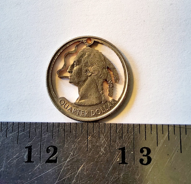 Cutout Quarter Punk Rasta George Washington Smoking A Blunt - Etsy
