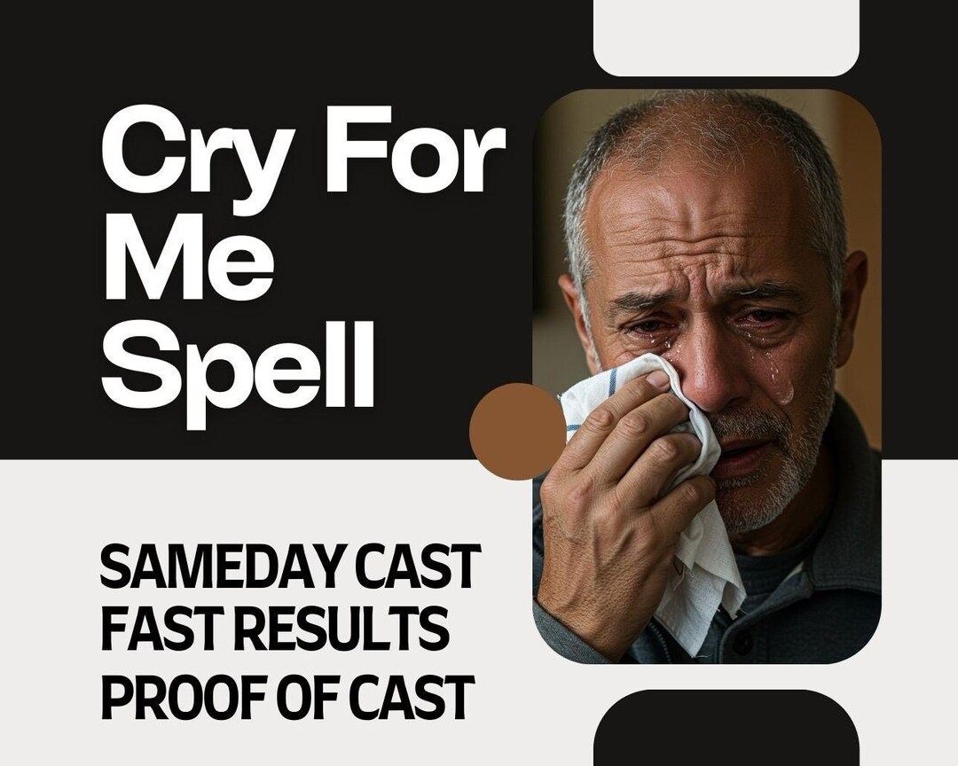 Cry for Me Spell: Obsession, Longing, and Regret - Etsy UK