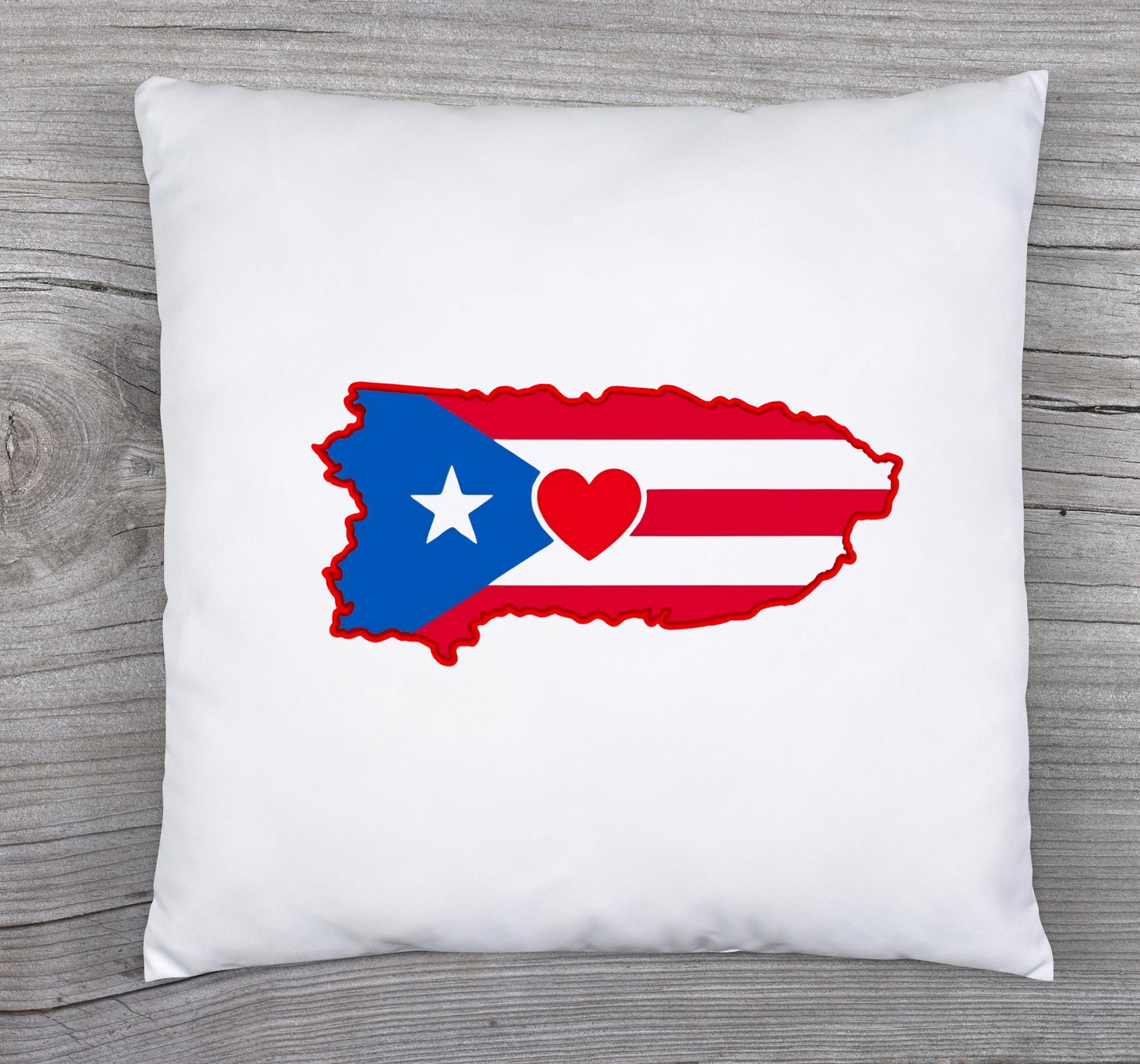 Puerto Rico SVG Bundle: Map & Flag Cut File (digital Download) - Etsy