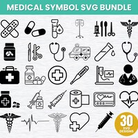 Medical Symbol SVG, Doctor SVG, Medical Svg, Nurse Svg,| Medical Office ...