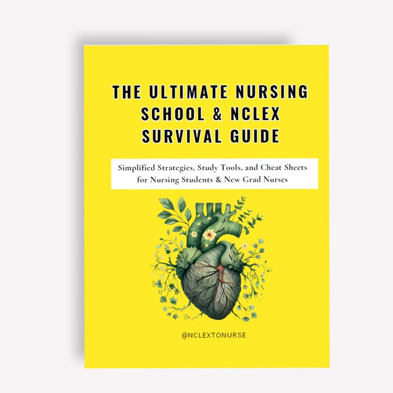 The Ultimate Digital Nursing School & NCLEX Survival Guide - Etsy
