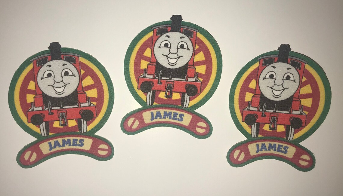 James Train Appliqué Sew on Set of 3 - Etsy