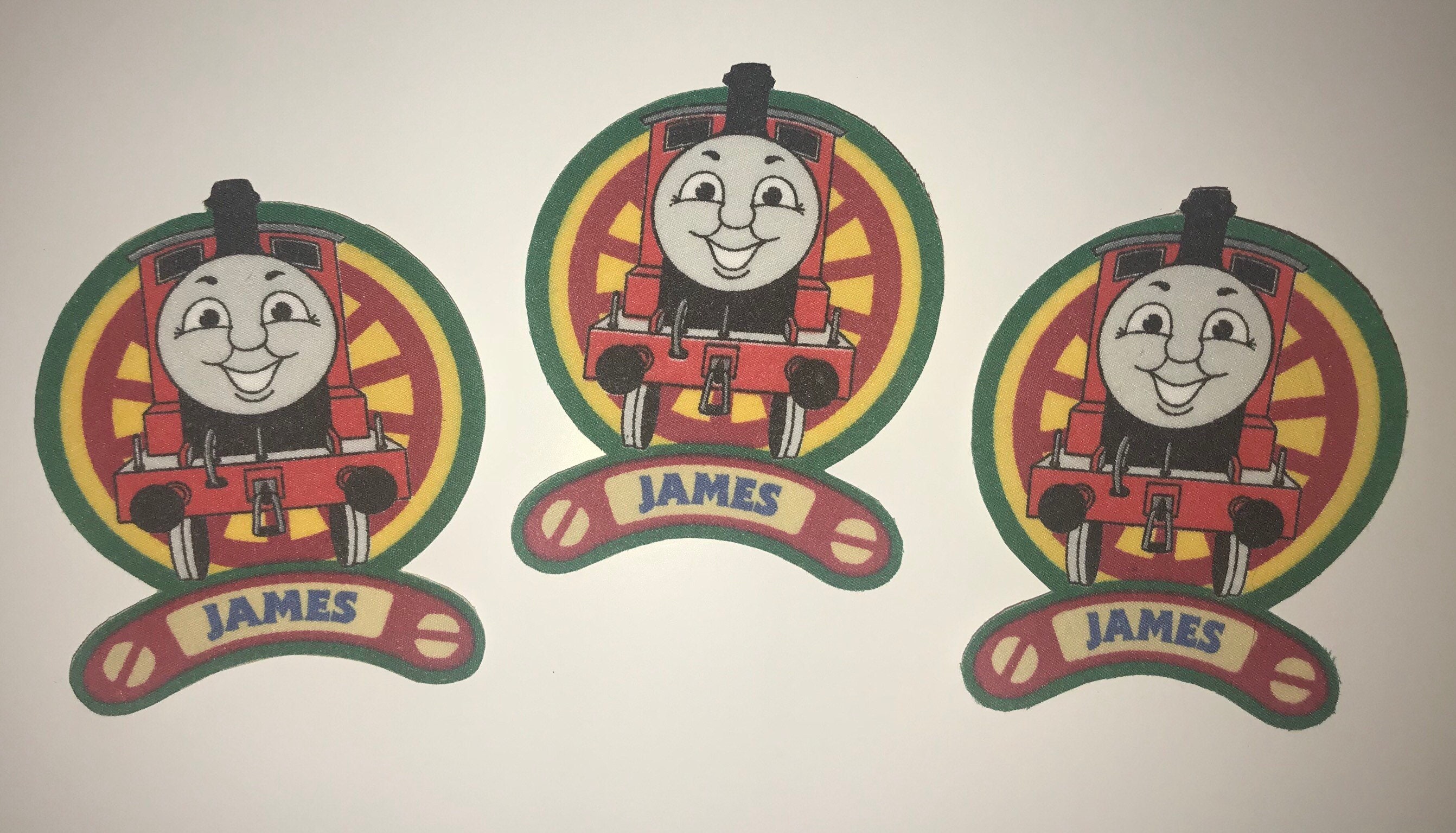 James Train Appliqué Sew on Set of 3 - Etsy