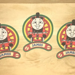 James Train Appliqué Sew on Set of 3 - Etsy