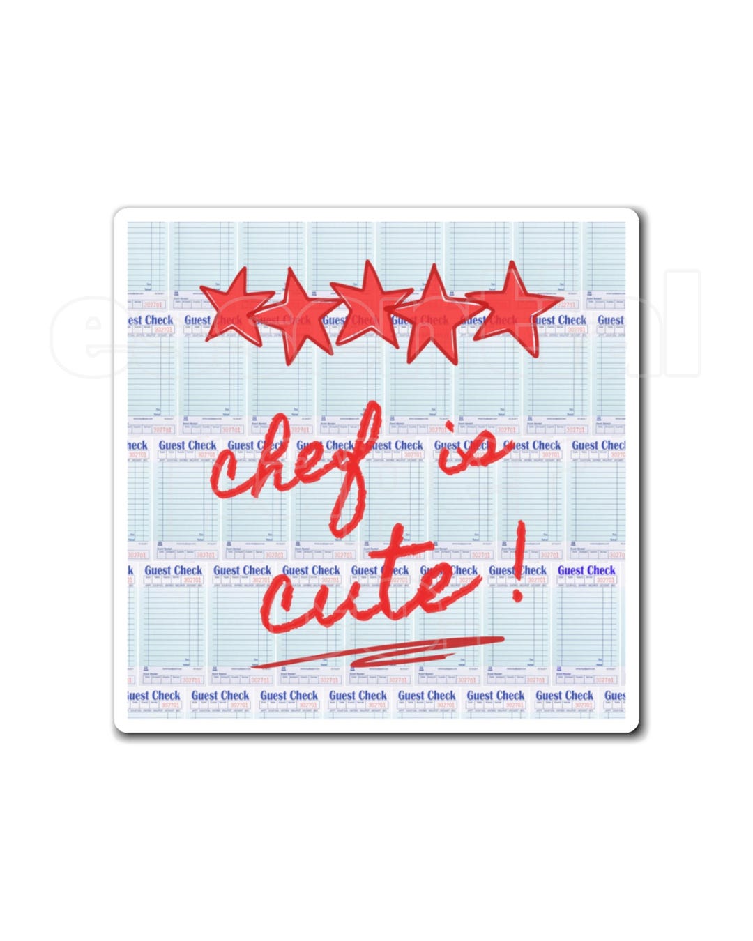 Cute Chef Rating Magnet | Fun Kitchen Decor, Culinary Gift, Chef ...
