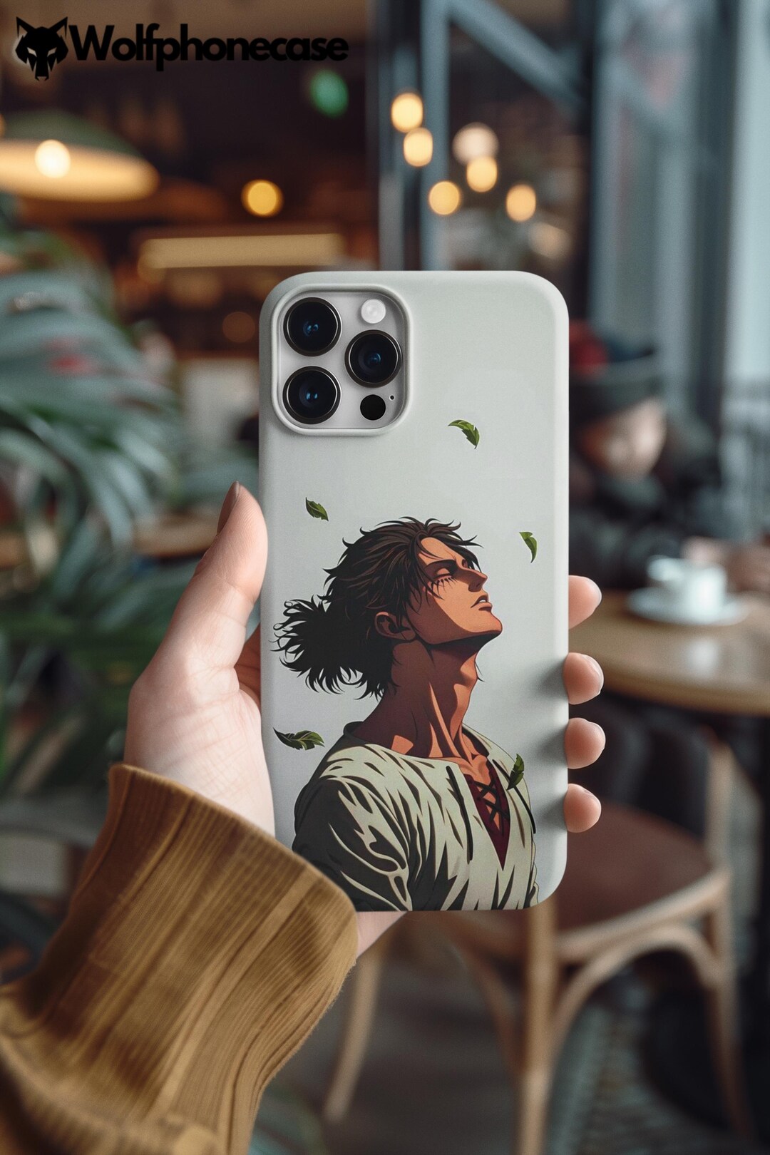 Attack on Titan Eren Yeager Phone Case, Eren Yeager Phone Case, Anime ...