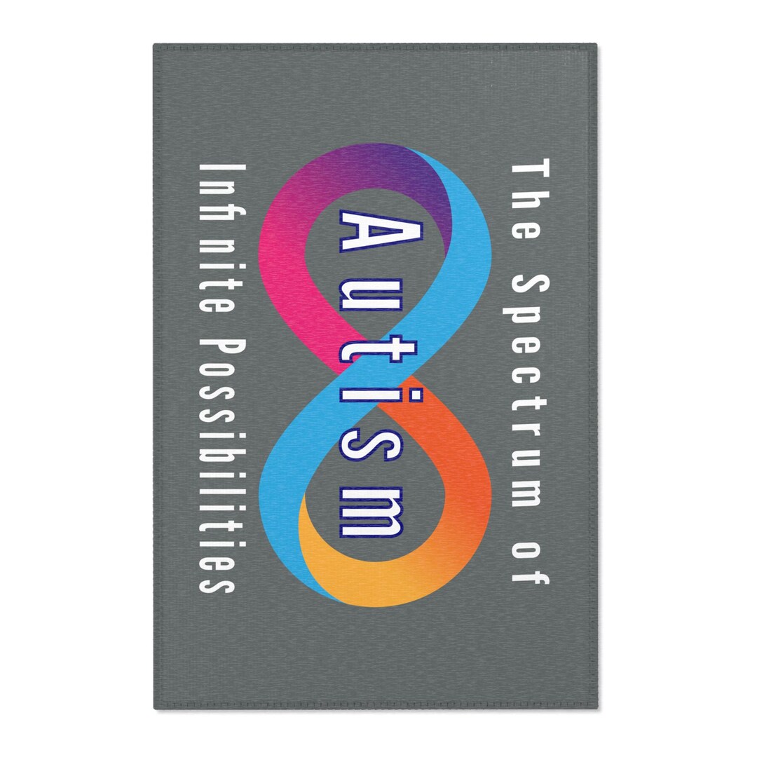 Autism Awareness Area Rug - the Spectrum of Infinite Possibilities - Etsy