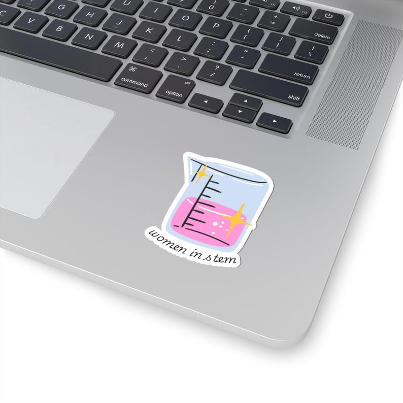 Empowering Women in STEM Kiss-cut Stickers | Inspirational Laptop ...