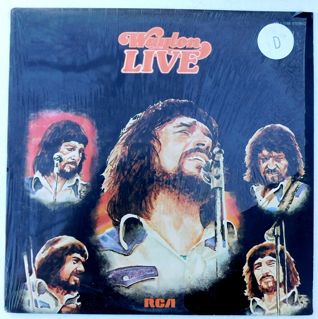 Waylon Jennings - Waylon Live Vinyl Album - Album & Cover in NM - Etsy