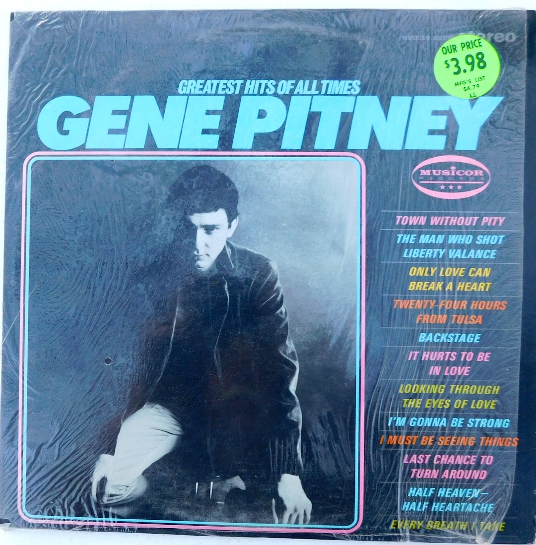 Gene Pitney - Greatest Hits of All Time 1968 Vinyl Record LP - Etsy