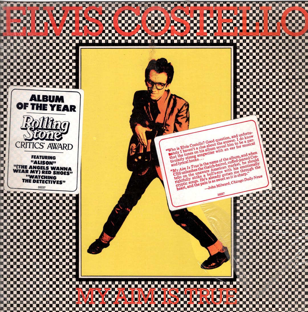Elvis Costello - My Aim is True 1977 Vinyl Record LP 1st Pressing VF+ ...