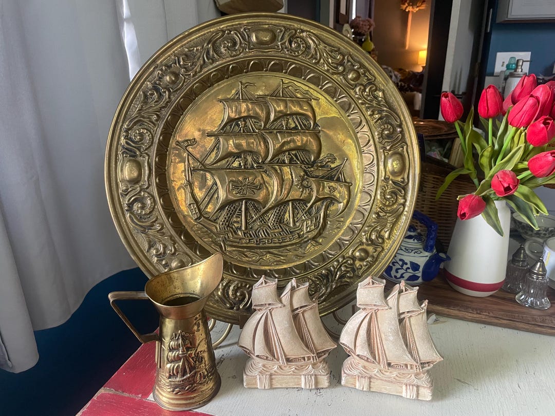 Vintage Maritime Decor Bundle-4 Items - Etsy