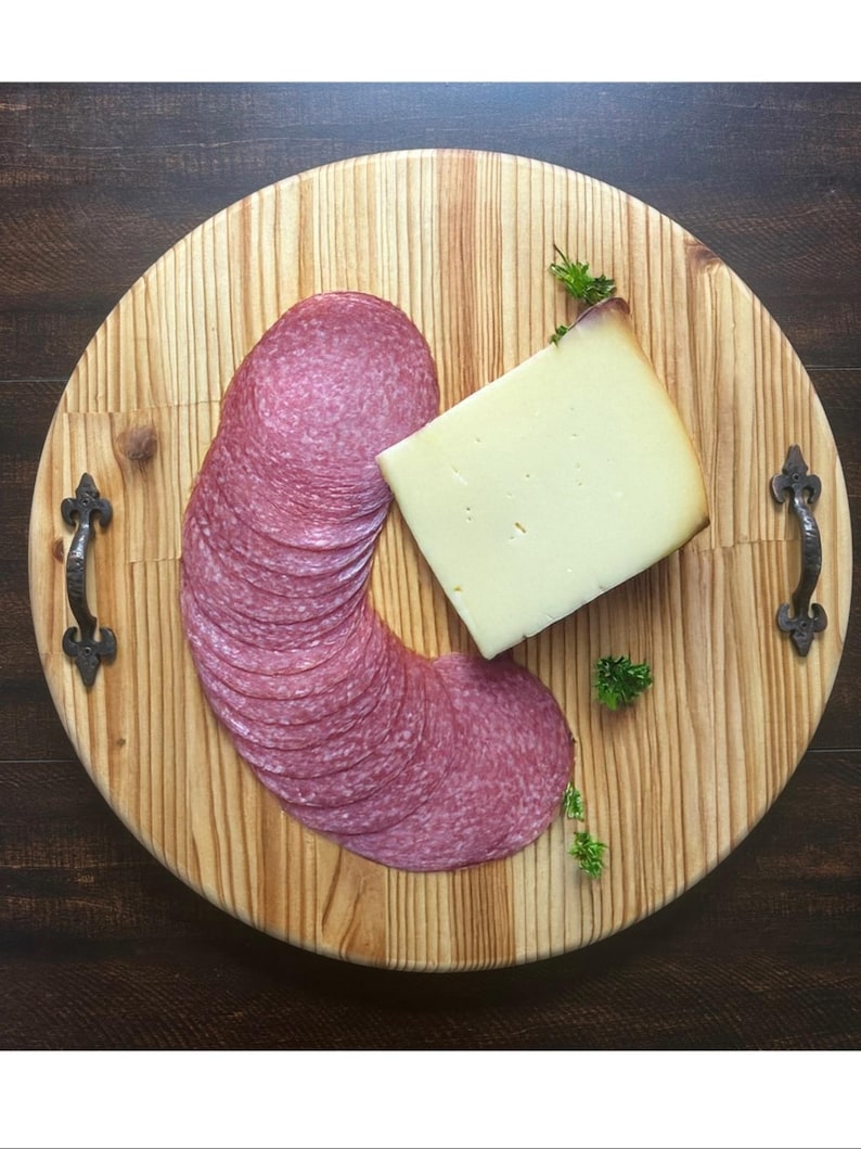 Swivel Charcuterie Board: Rotating Cheese & Serving Platter - Etsy